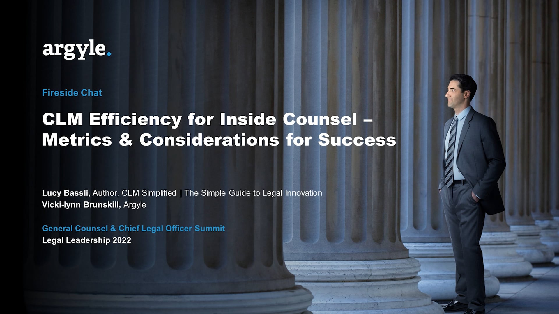 FIRESIDE CHAT: CLM Efficiency for Inside Counsel - Metrics ...