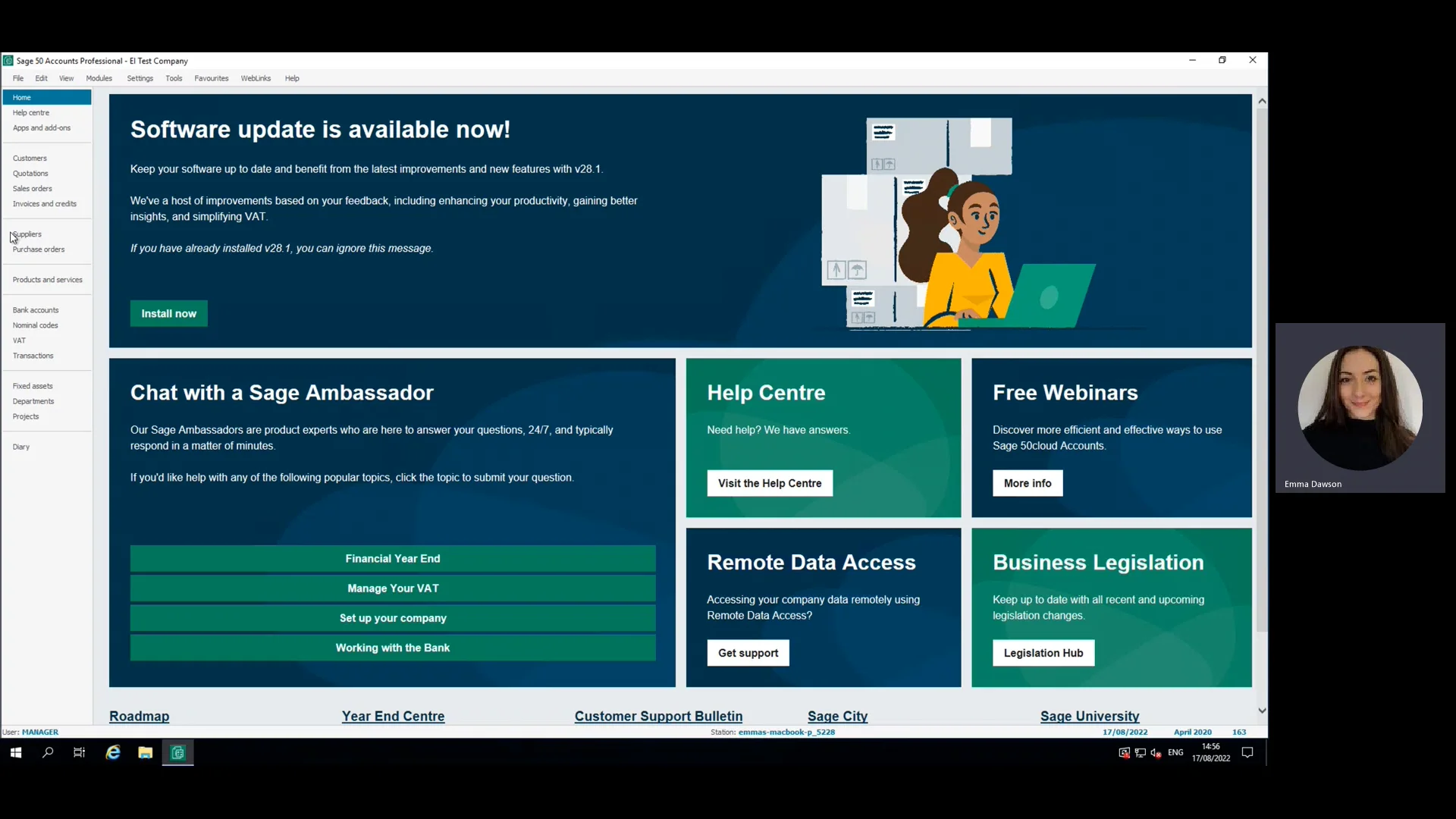 Sage 50 Integration Tour