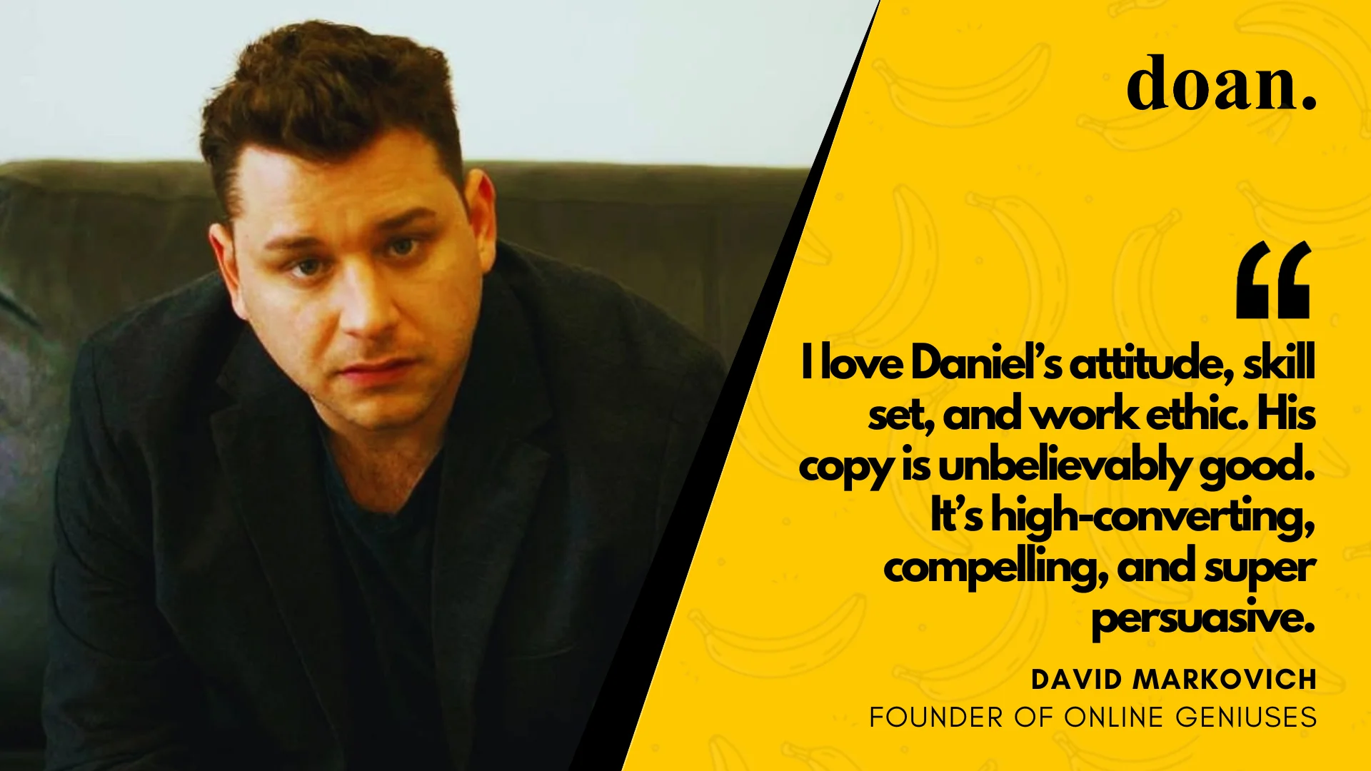 Founder of Online Geniuses - David Markovich - Testimonial (1).mp4 on Vimeo