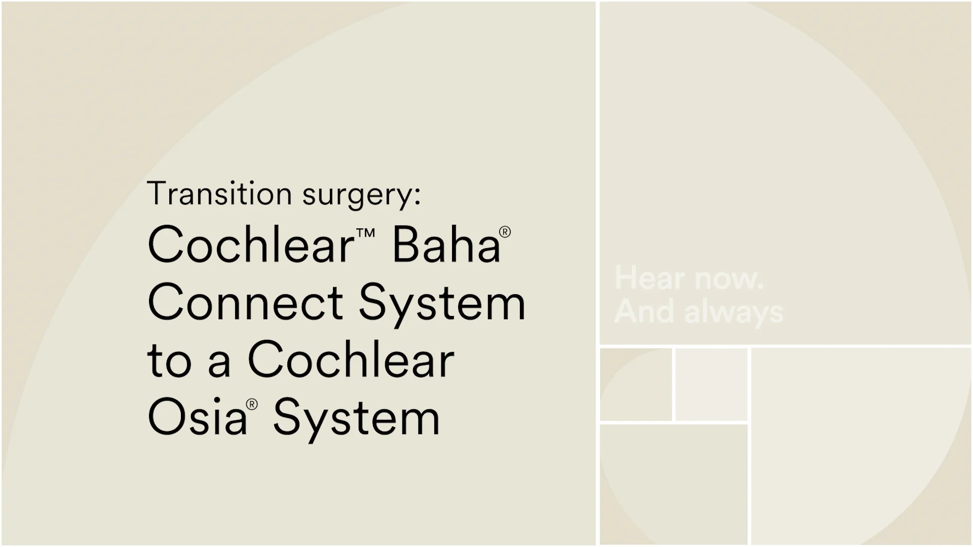 How to transition from a Cochlear™ Baha® Connect to a Cochlear™ Osia® 2 ...