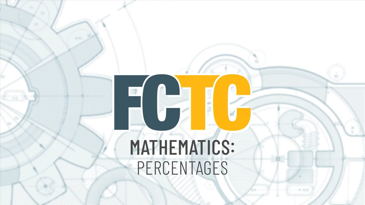FCTC Self Paced Prep Course - Percentages on Vimeo