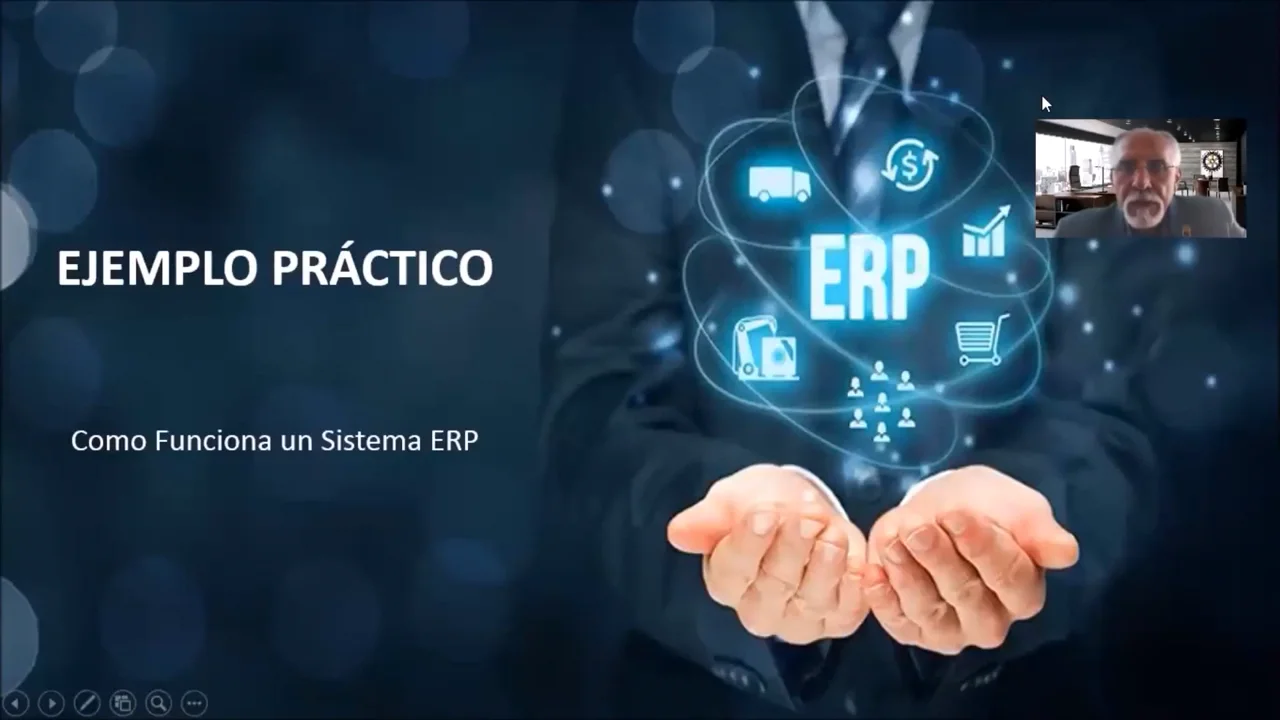 Ejemplo práctico de como funciona un sistema ERP.