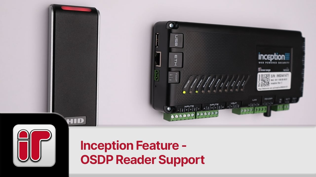 Inception Feature - OSDP Reader Support on Vimeo