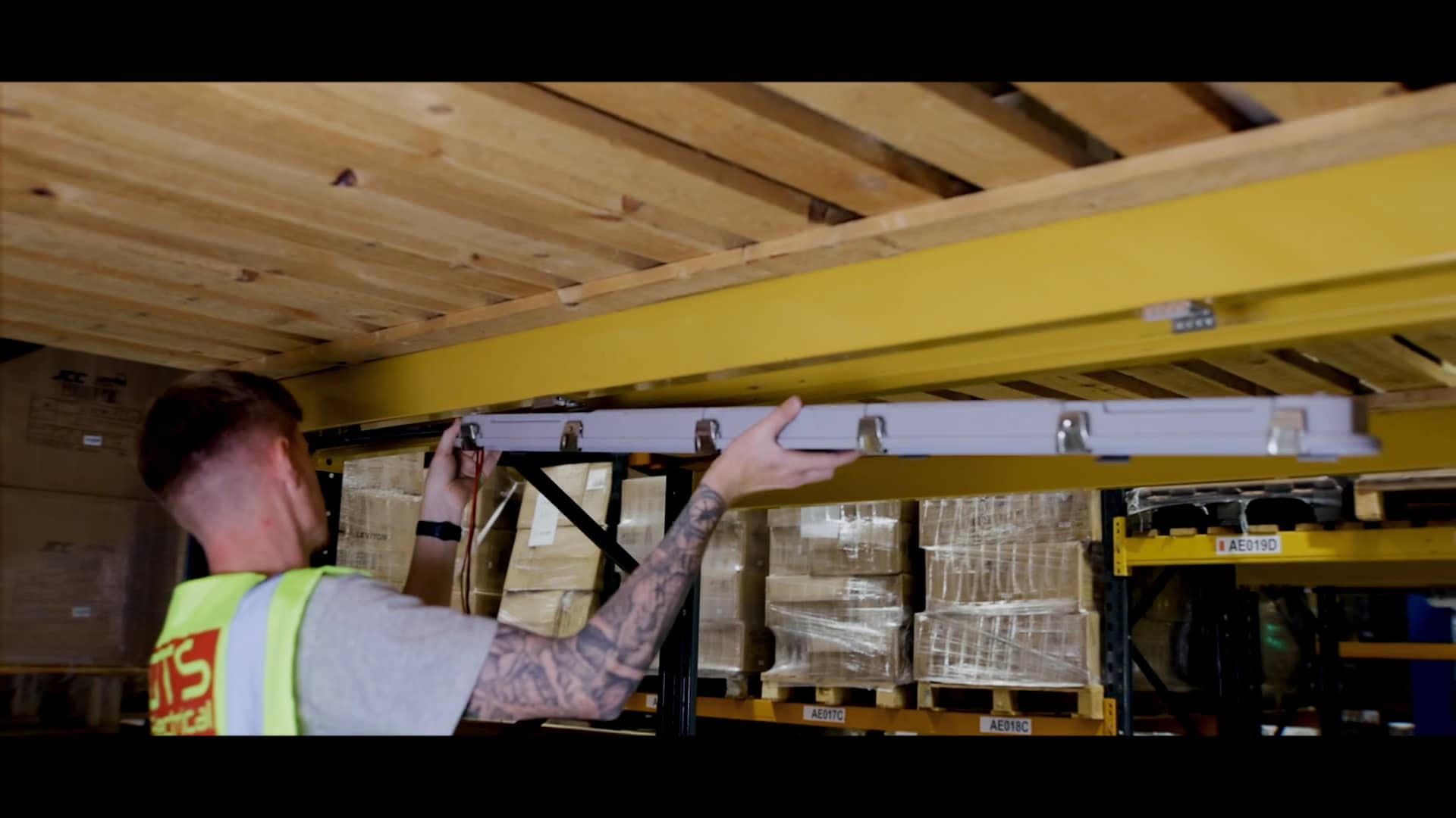 Fast warehouse lighting installation with DTS Electrical | JCC Lighting ...