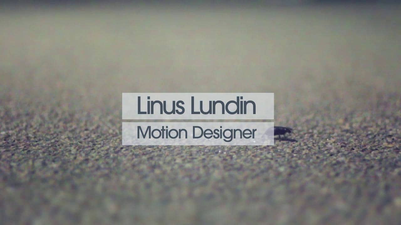 Linus Lundin - Showreel 2010 on Vimeo