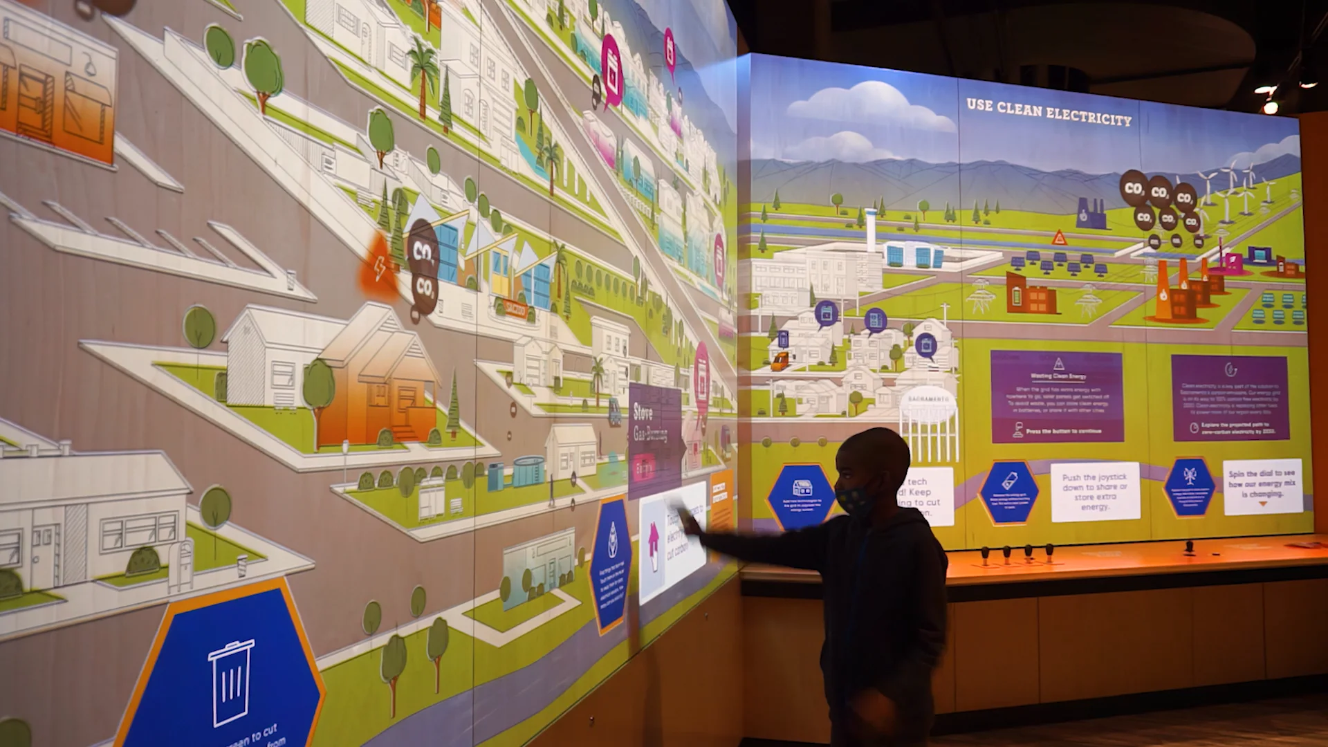 Powering Change Wall at MOSAC, Museum of Science and Discovery