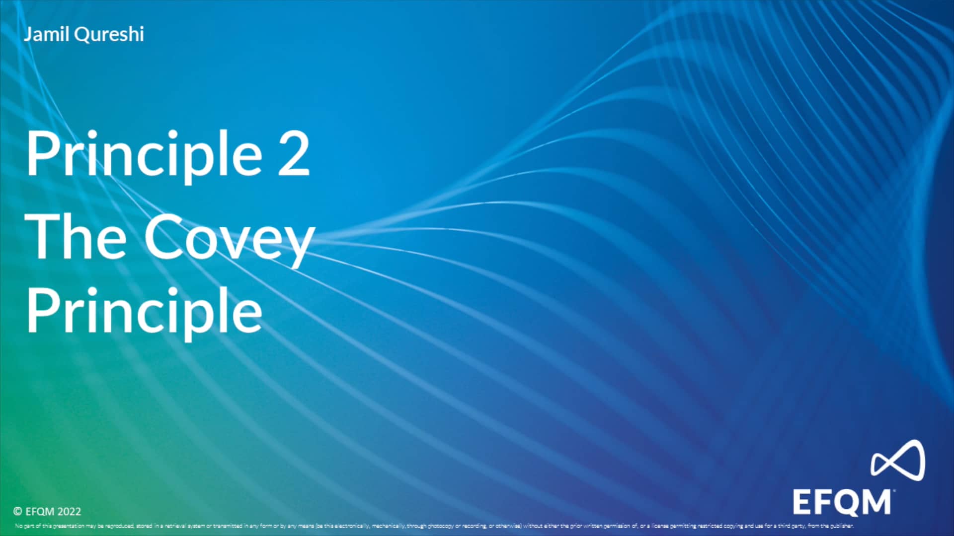 Principle 2 - Jamil Qureshi.mp4 on Vimeo