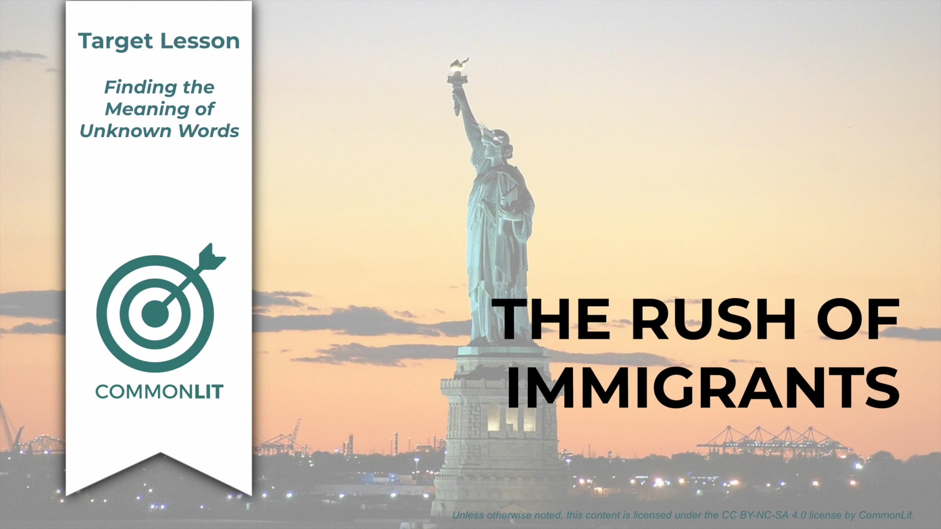 Target Lesson: The Rush of Immigrants on Vimeo