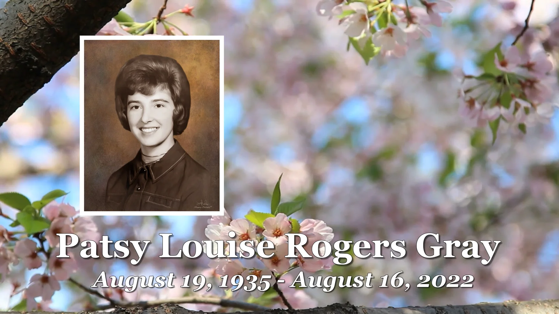 Patsy Louise Rogers Gray - Morgan & Nay Patsy Gray on Vimeo