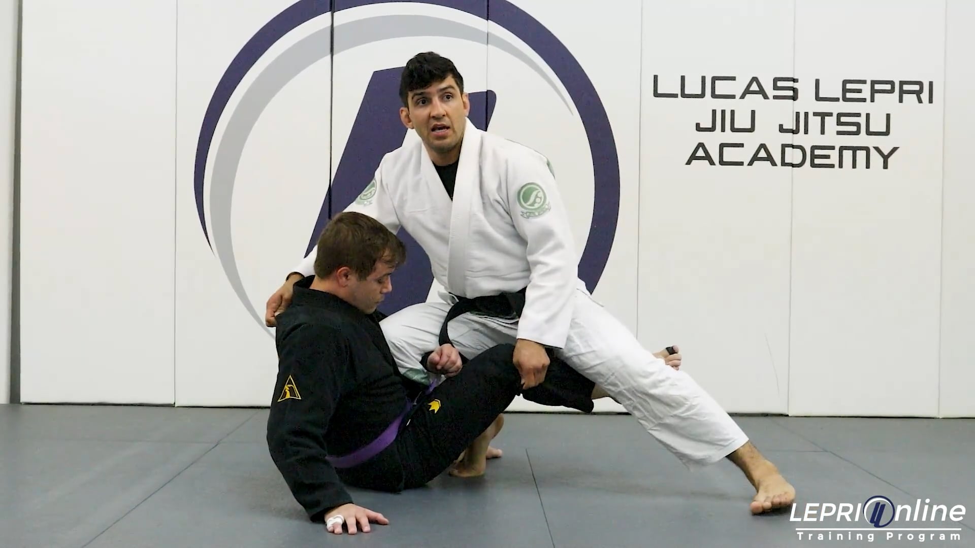 Lepri BJJ Online Training: Sit Up Guard Counter to Knee On Belly Variation