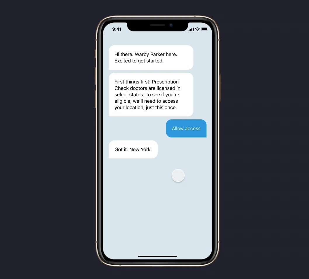 Chatbot Wireframes on Vimeo
