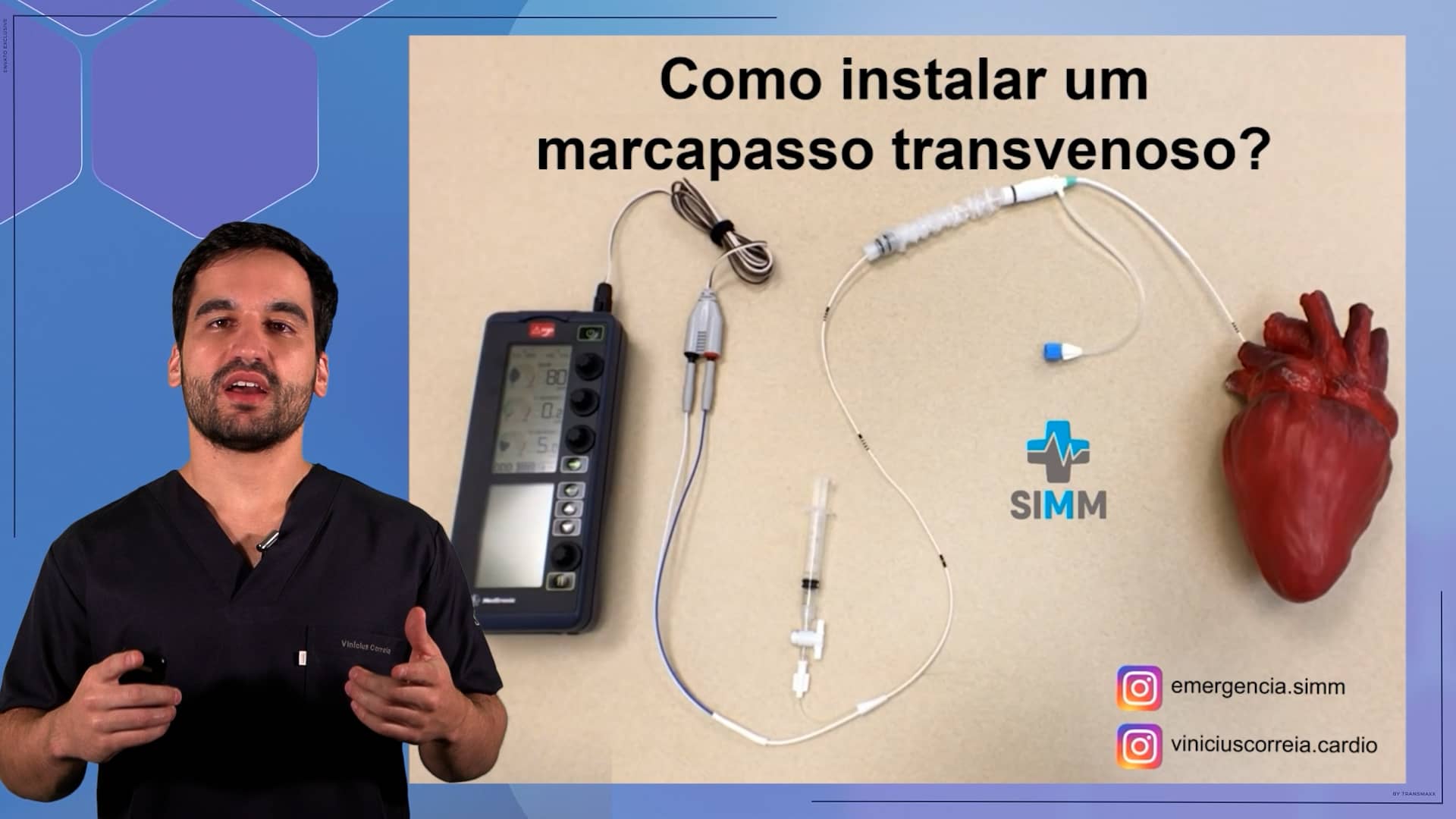 Como instalar um marcapasso transvenoso on Vimeo