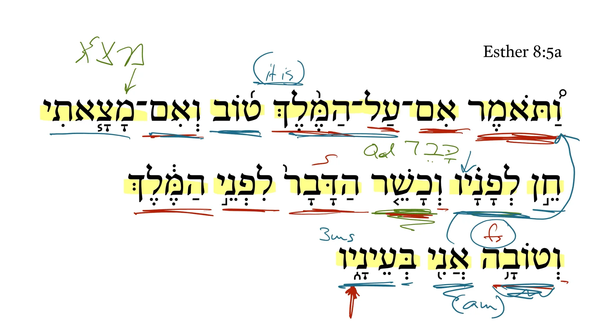 Esther 8:5a on Vimeo