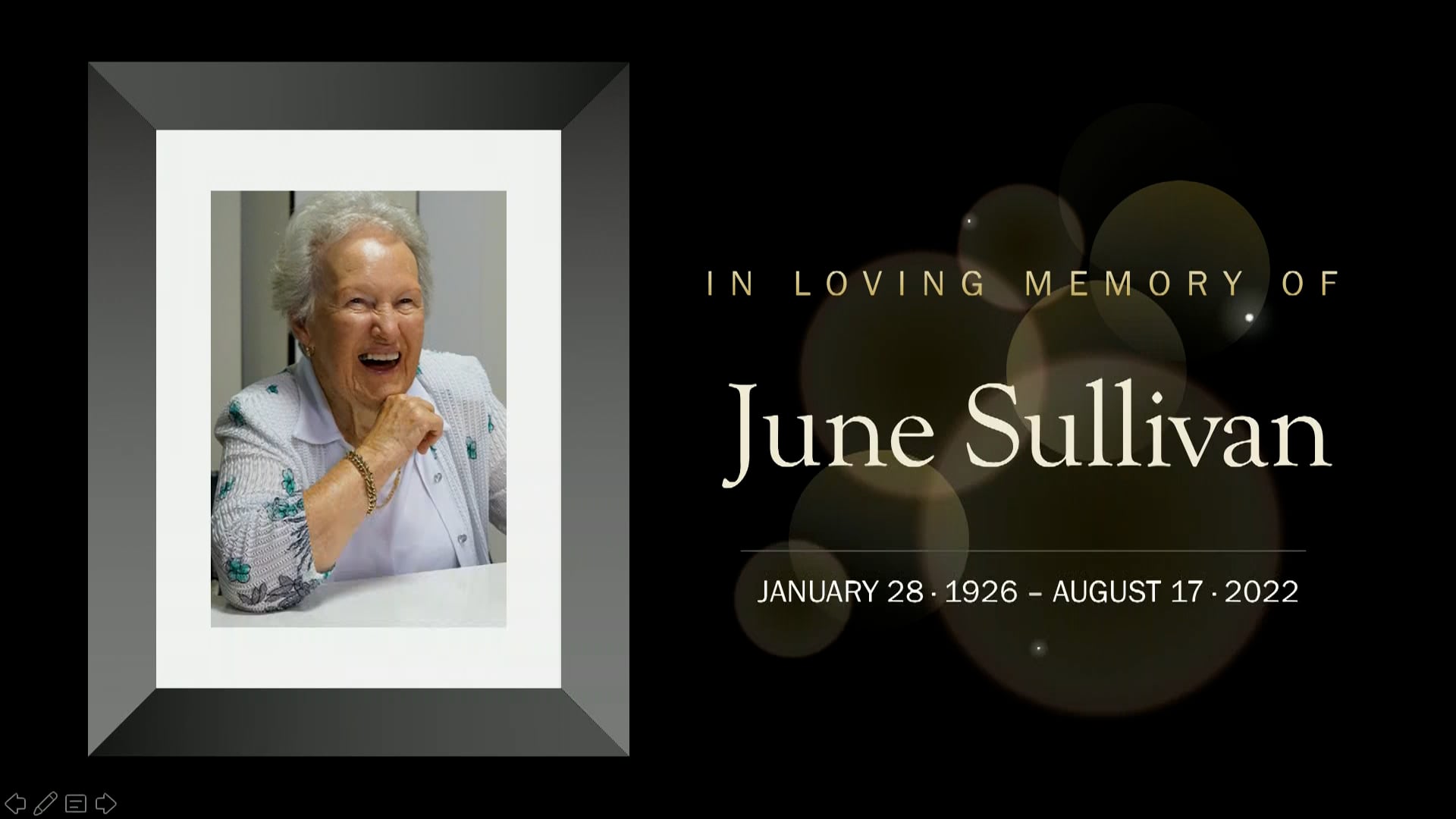 June Sullivan.mp4 on Vimeo