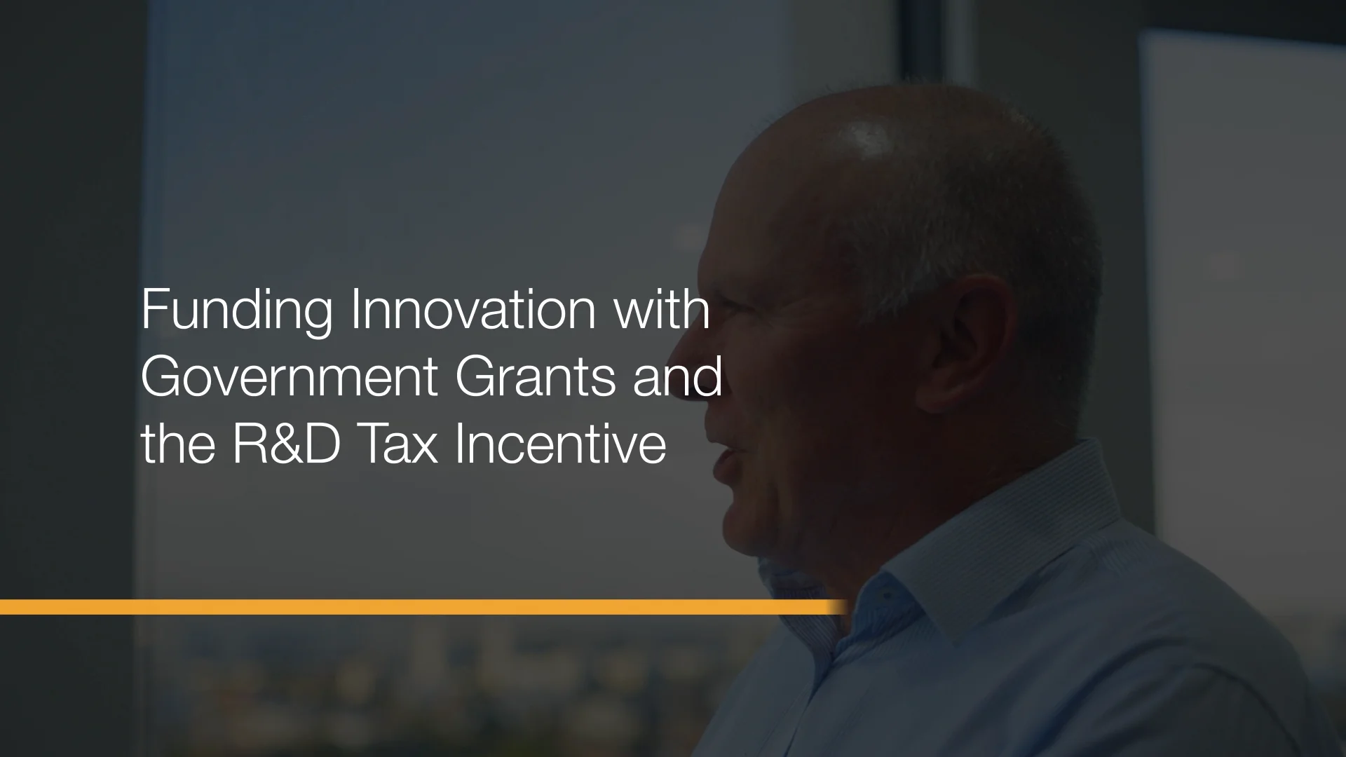 Funding Innovation with Government Grants and the R&D Tax Incentive - November 2020 on Vimeo