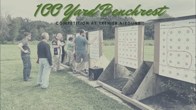 Trenier Outdoors 100 Yard Airgun Benchrest Competition August 2022 ...