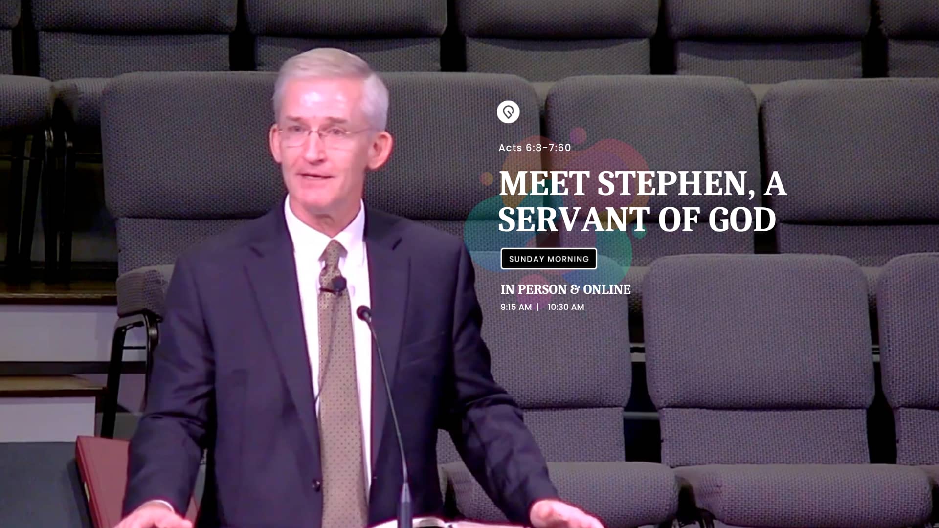 Meet Stephen, A Servant of God - 08/21/22 on Vimeo