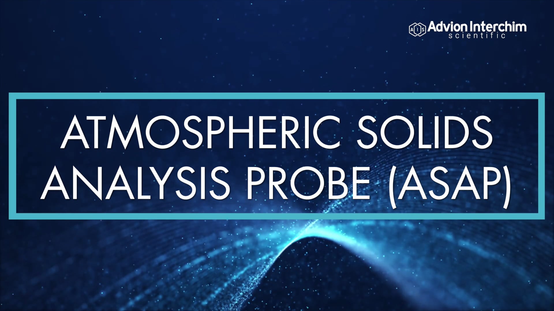 Atmospheric Solids Analysis Probe (ASAP) on Vimeo