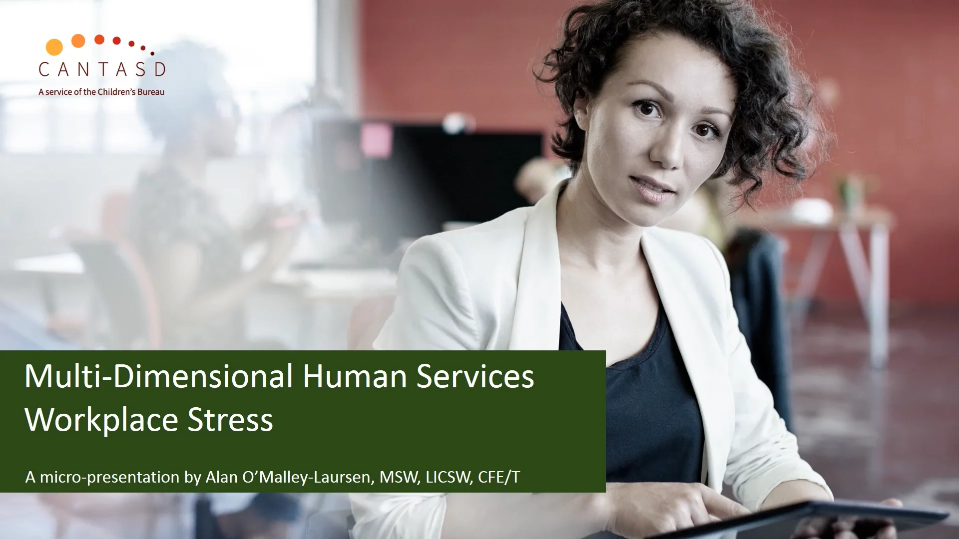 Multi-Dimensional Workplace Stress Animated