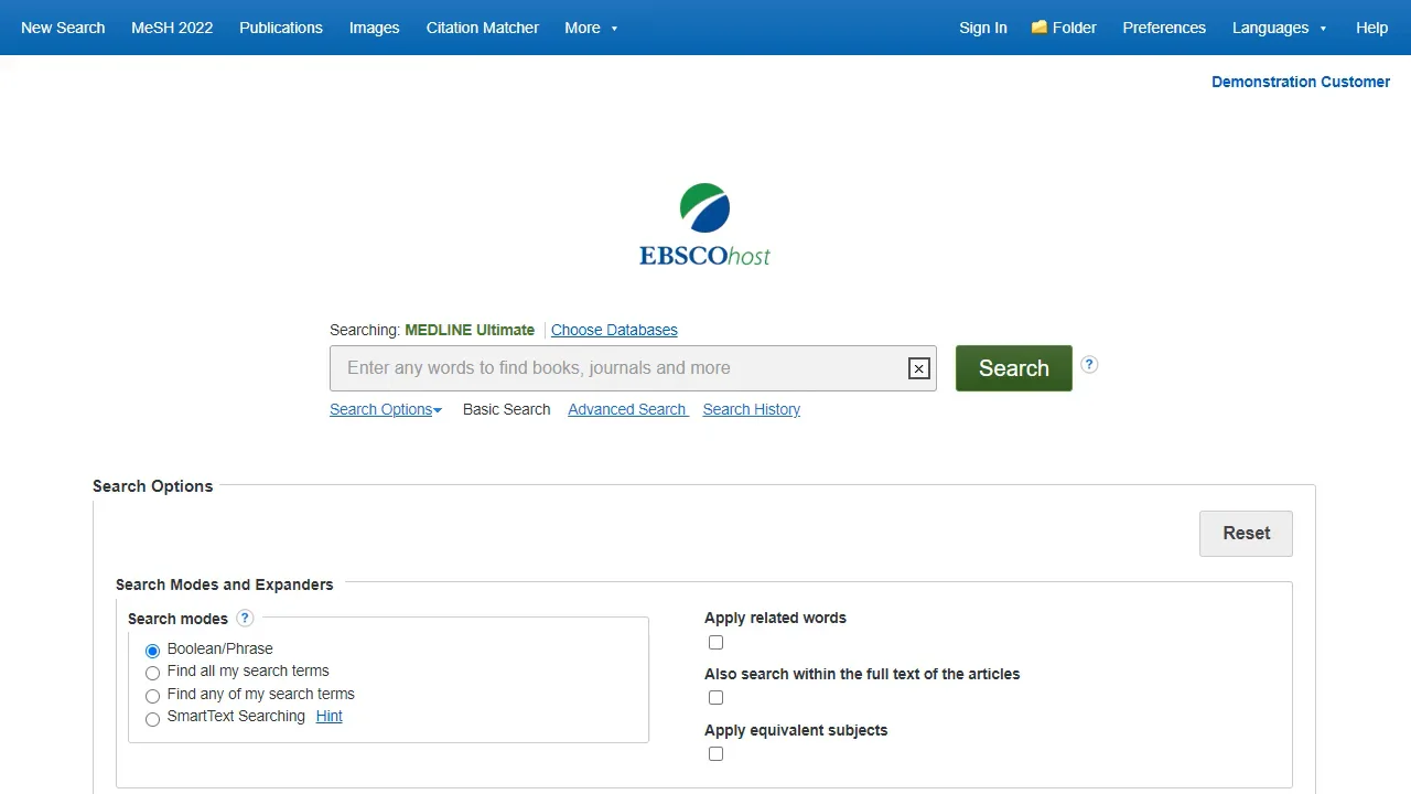 EBSCO Connect Tutorials - MEDLINE Ultimate - Tutorial on Vimeo
