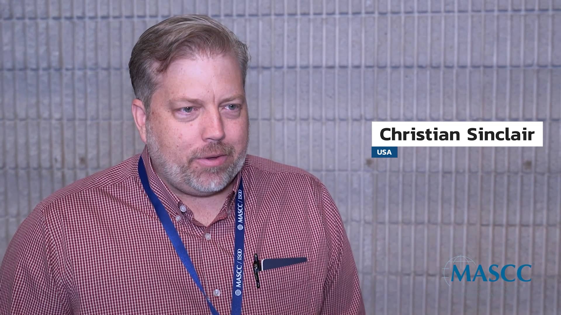 Christian Sinclair - MASCC/ISOO Testimonial on Vimeo