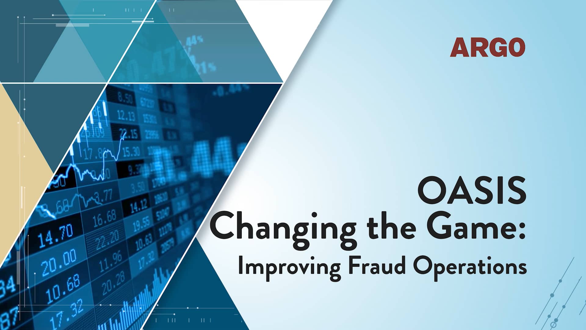 OASIS Changing the Game: Improving Fraud Operations Overview on Vimeo