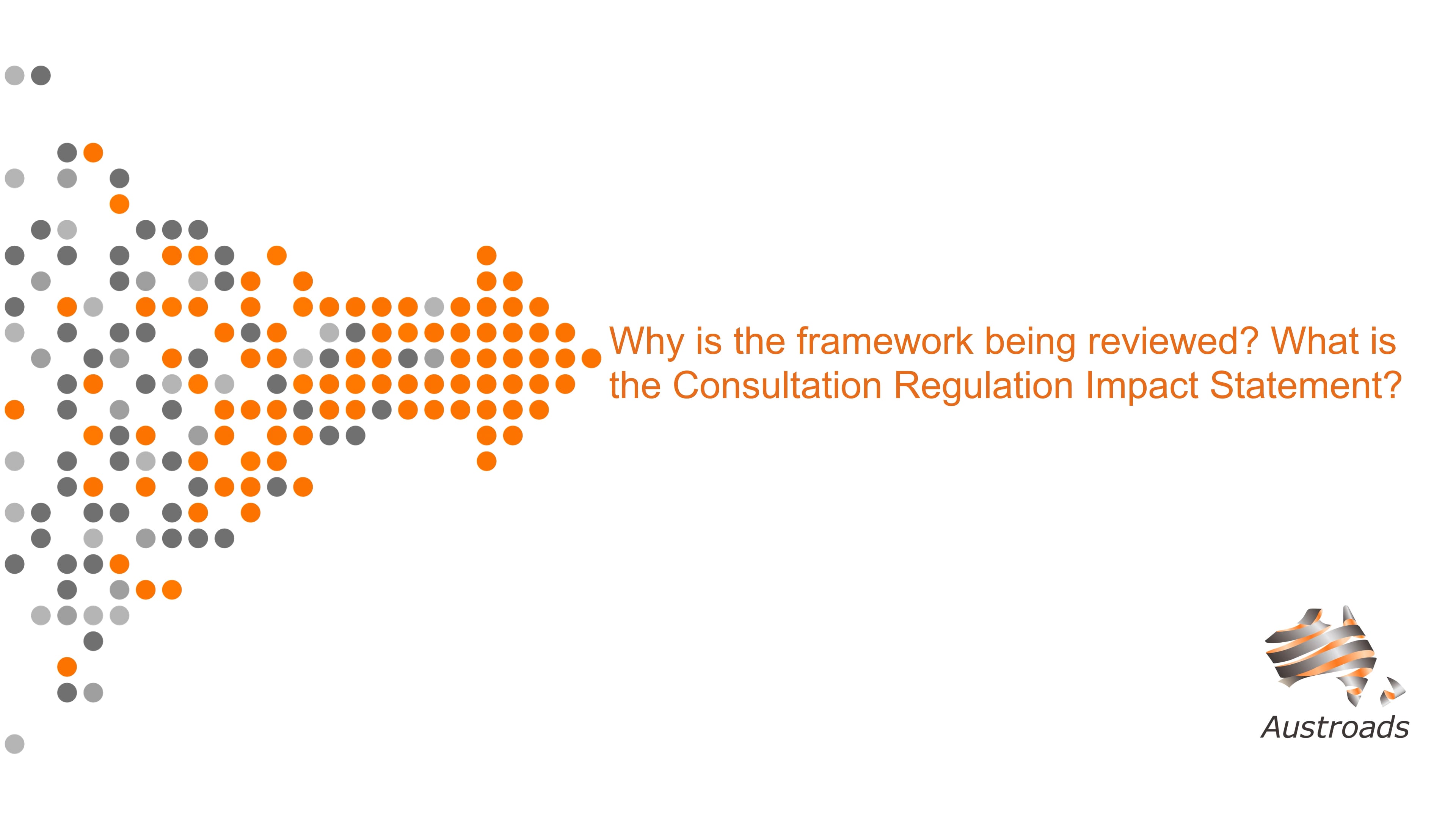 Why is the framework being reviewed and what is the Consultation ...