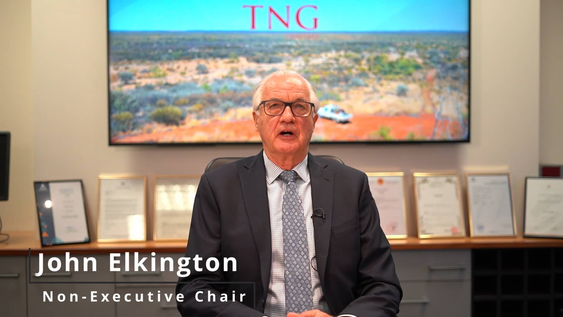 TNG Limited - Message from the Chairman, John Elkington on Vimeo