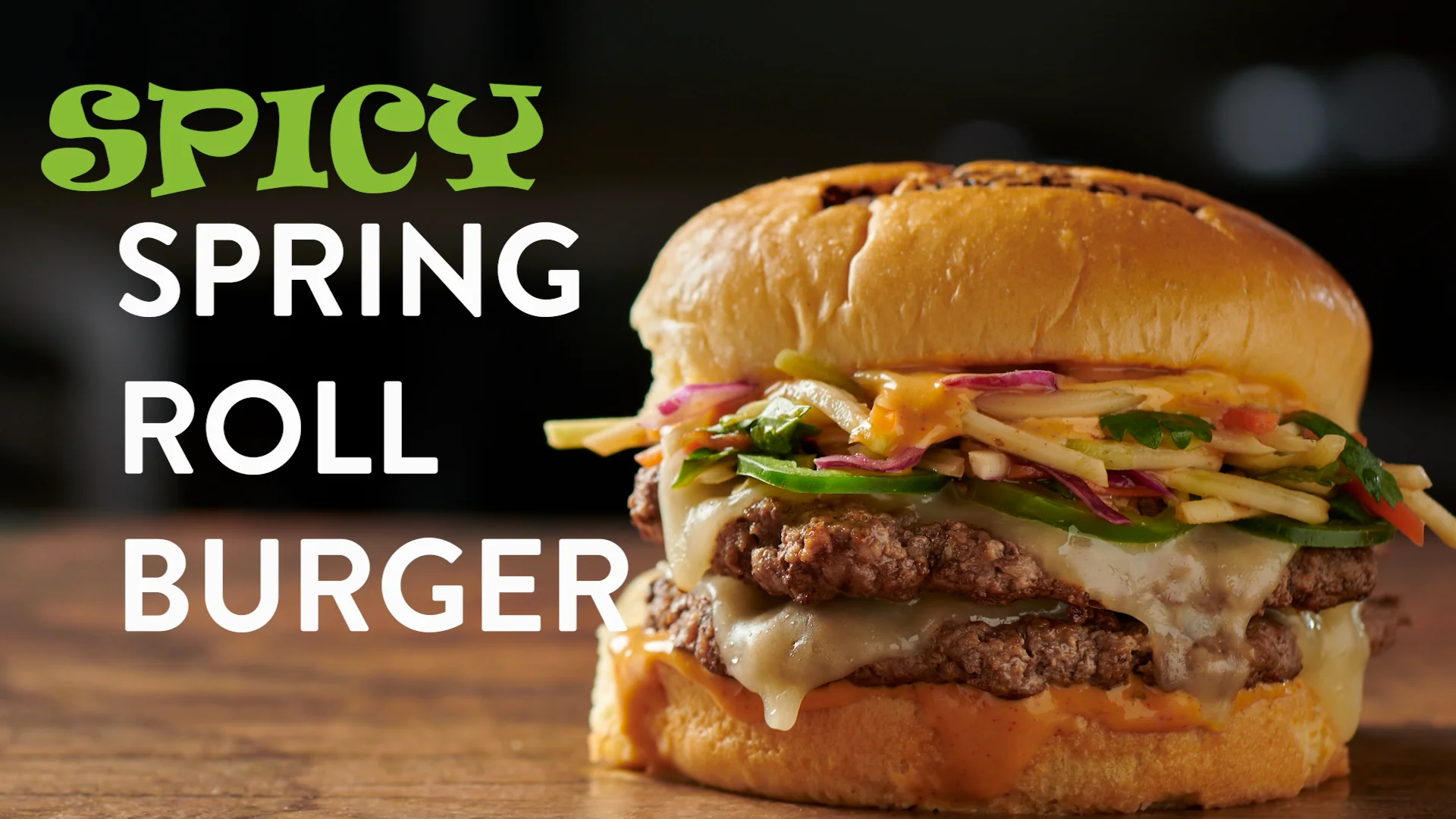 Spicy Spring Roll Burger on Vimeo