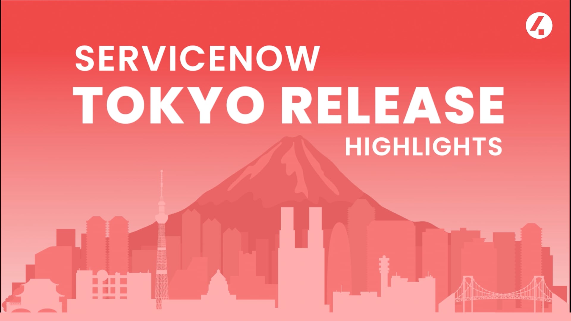 ServiceNow Tokyo Release Highlights Trailer on Vimeo