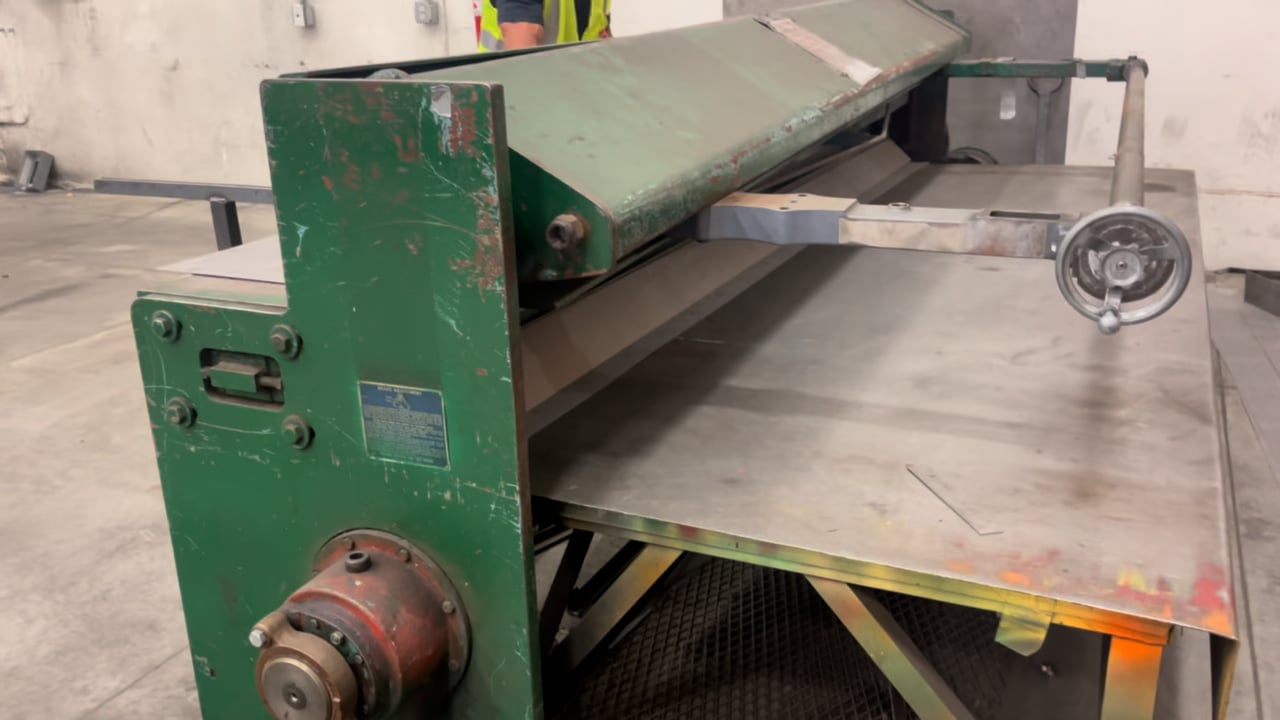 Used Niagara 10 ft 14 ga Mechanical Shear on Vimeo