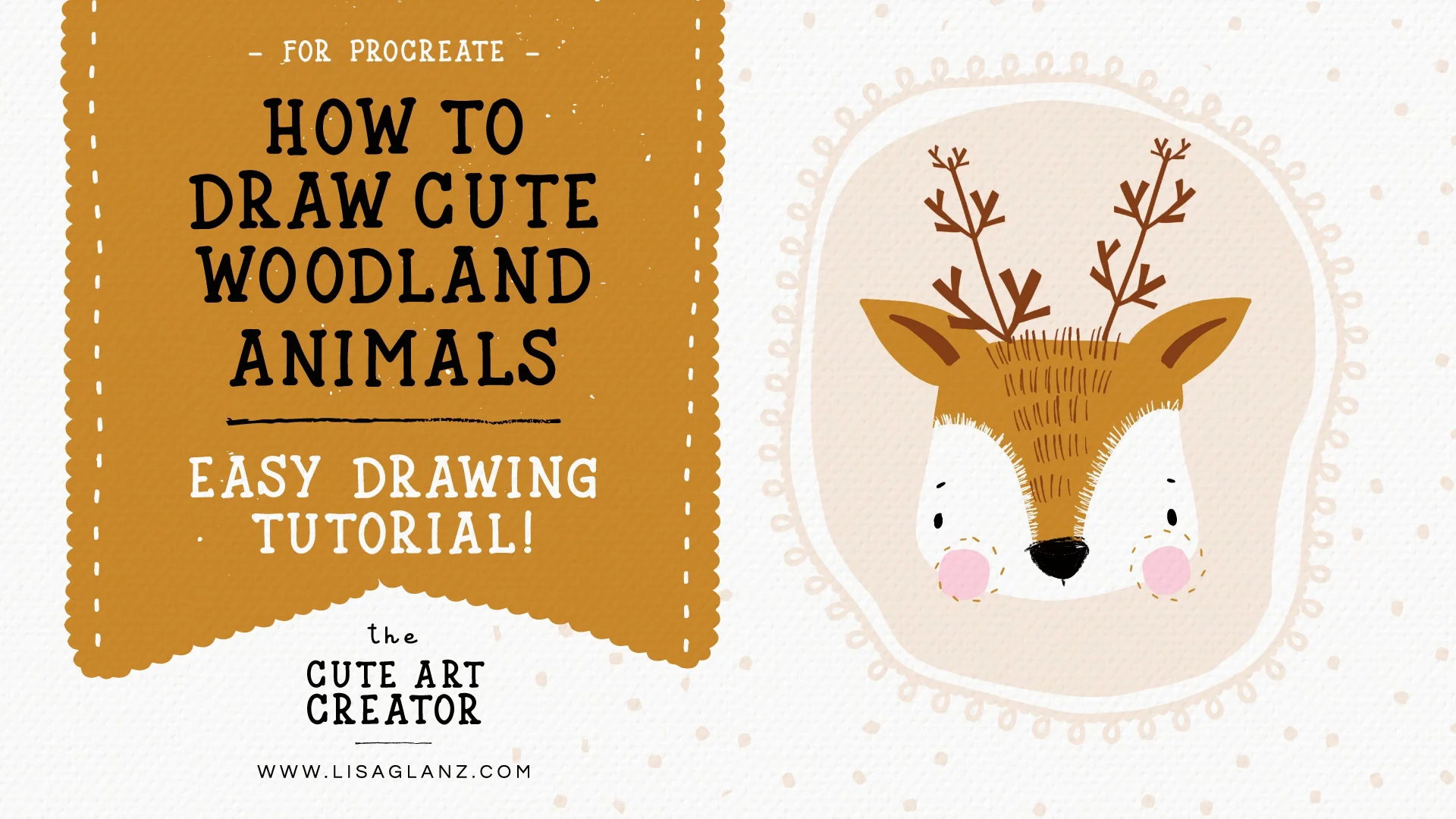 How to draw adorable woodland animals on Vimeo