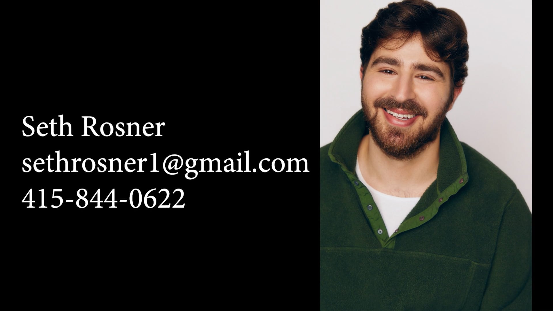 Seth Rosner Reel on Vimeo