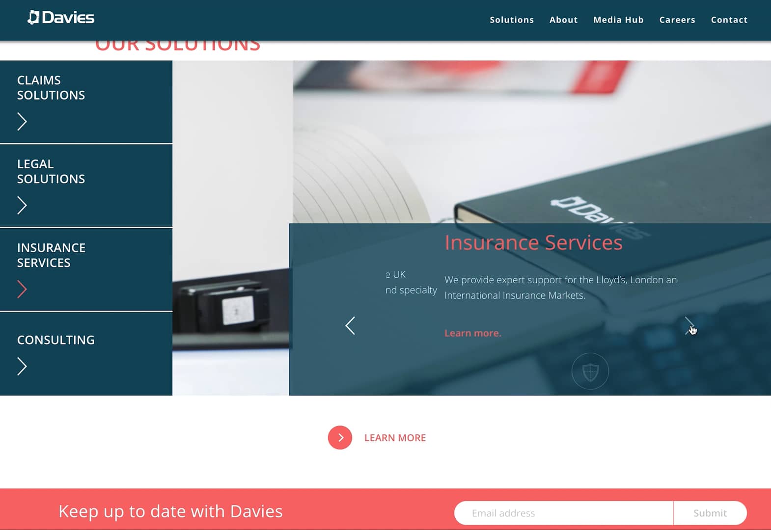 Davies Group website walk-through on Vimeo