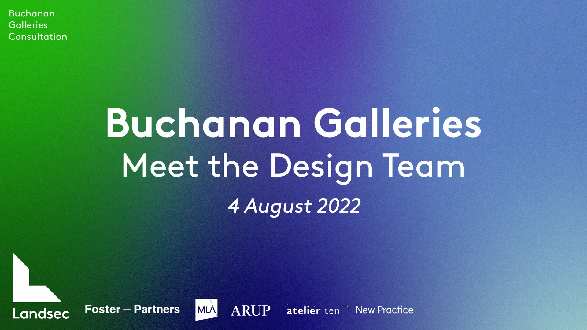 Buchanan Galleries - Meet the Design Team - 4th August 2022