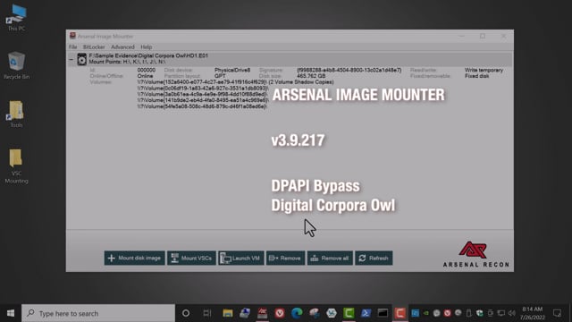 Arsenal Image Mounter on Vimeo