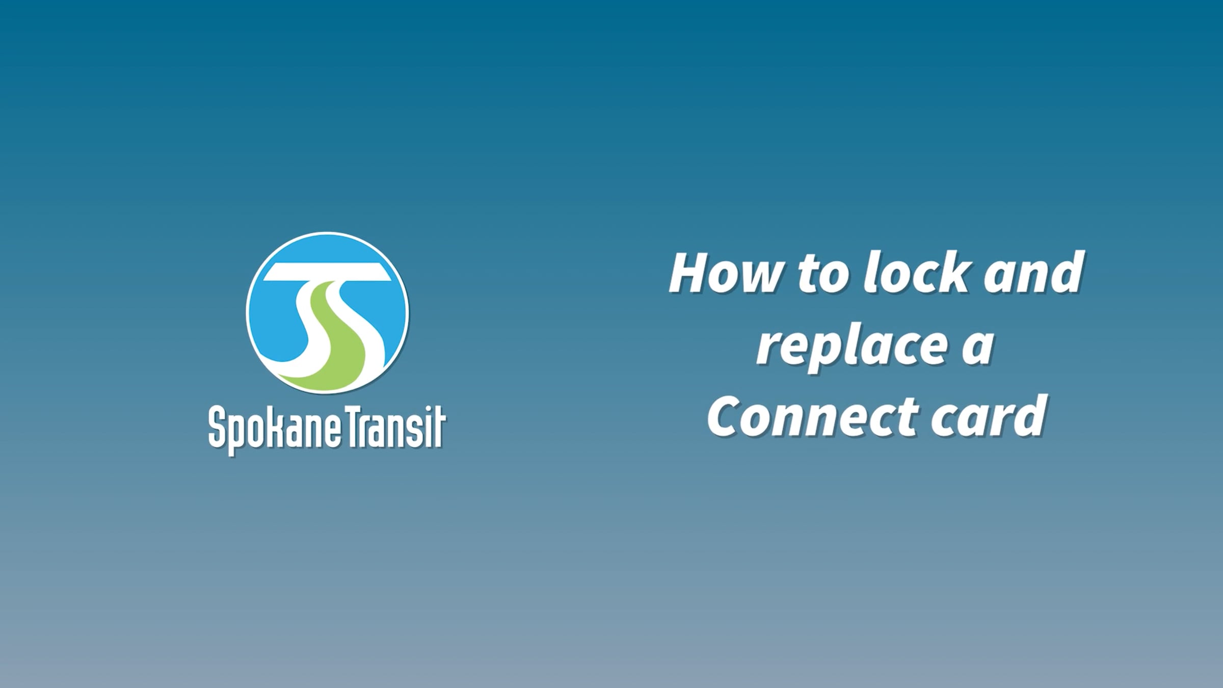 Connect Account Website - How to Lock and Replace a Connect Card