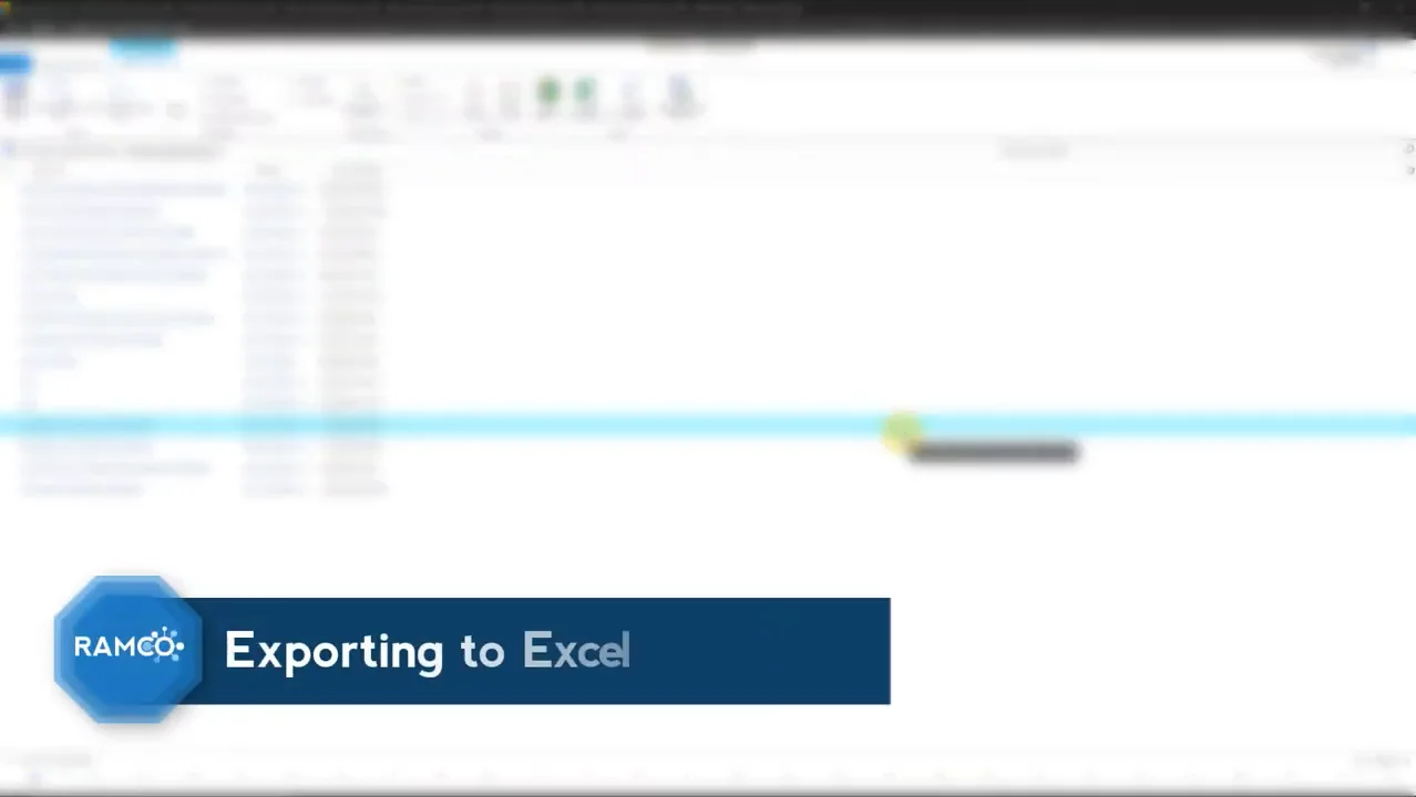 Core Basics - Exporting Data to Excel