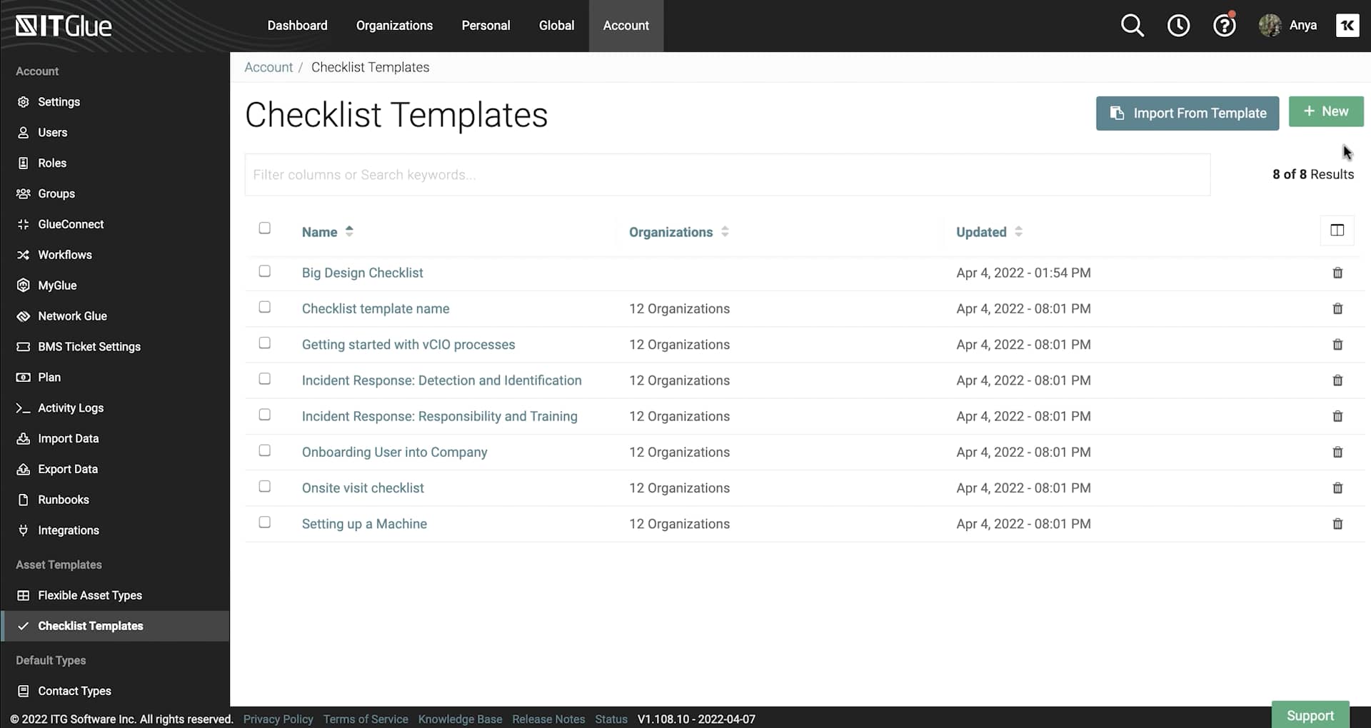 IT Glue - Checklists on Vimeo