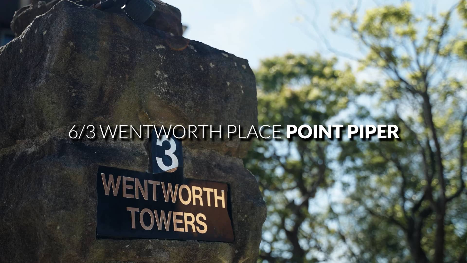 6/3 Wentworth Place, Point Piper on Vimeo
