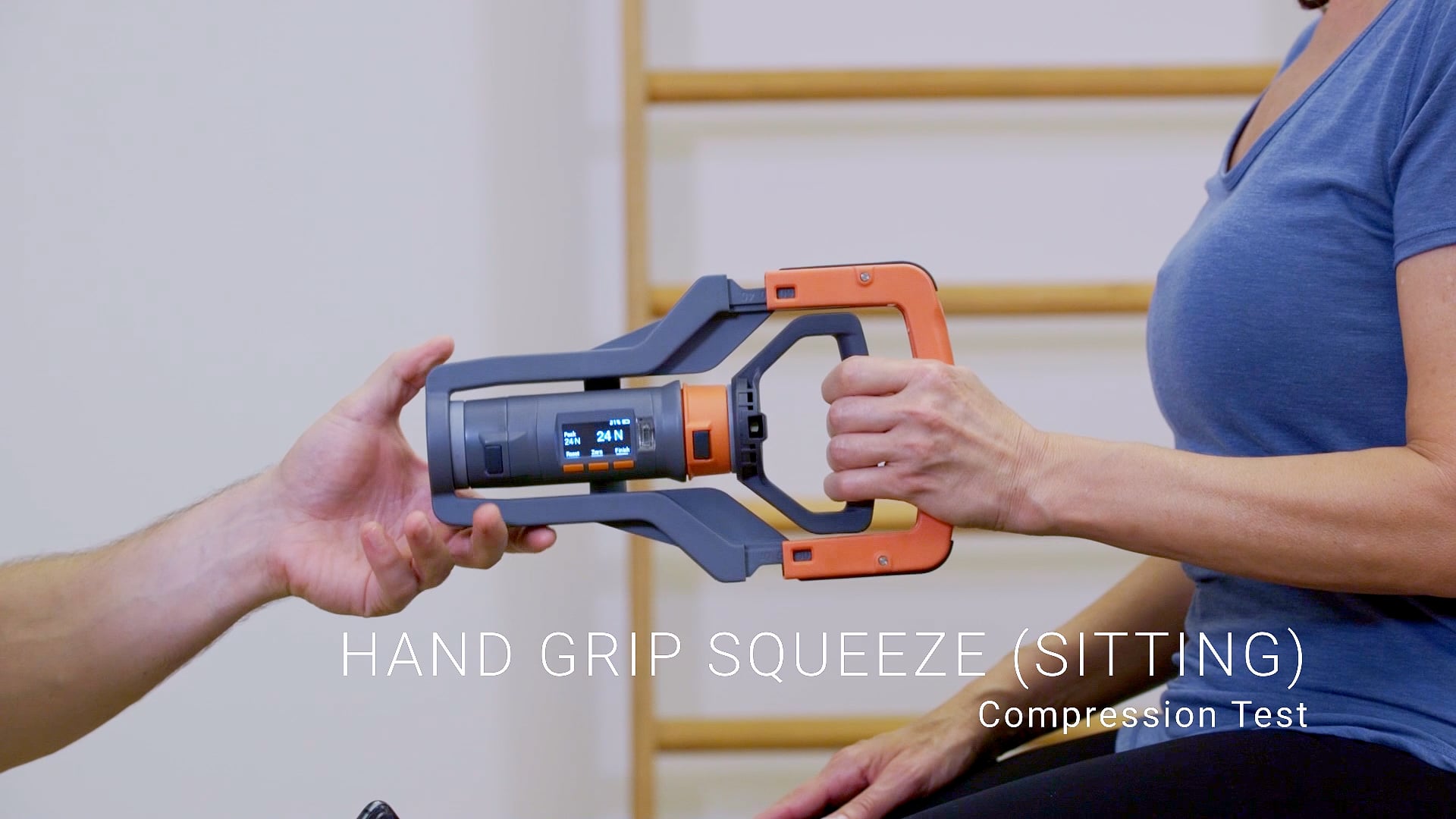 VALD DynaMo Plus Hand Grip Squeeze (Sitting - 90 Degree Elbow Flexion ...