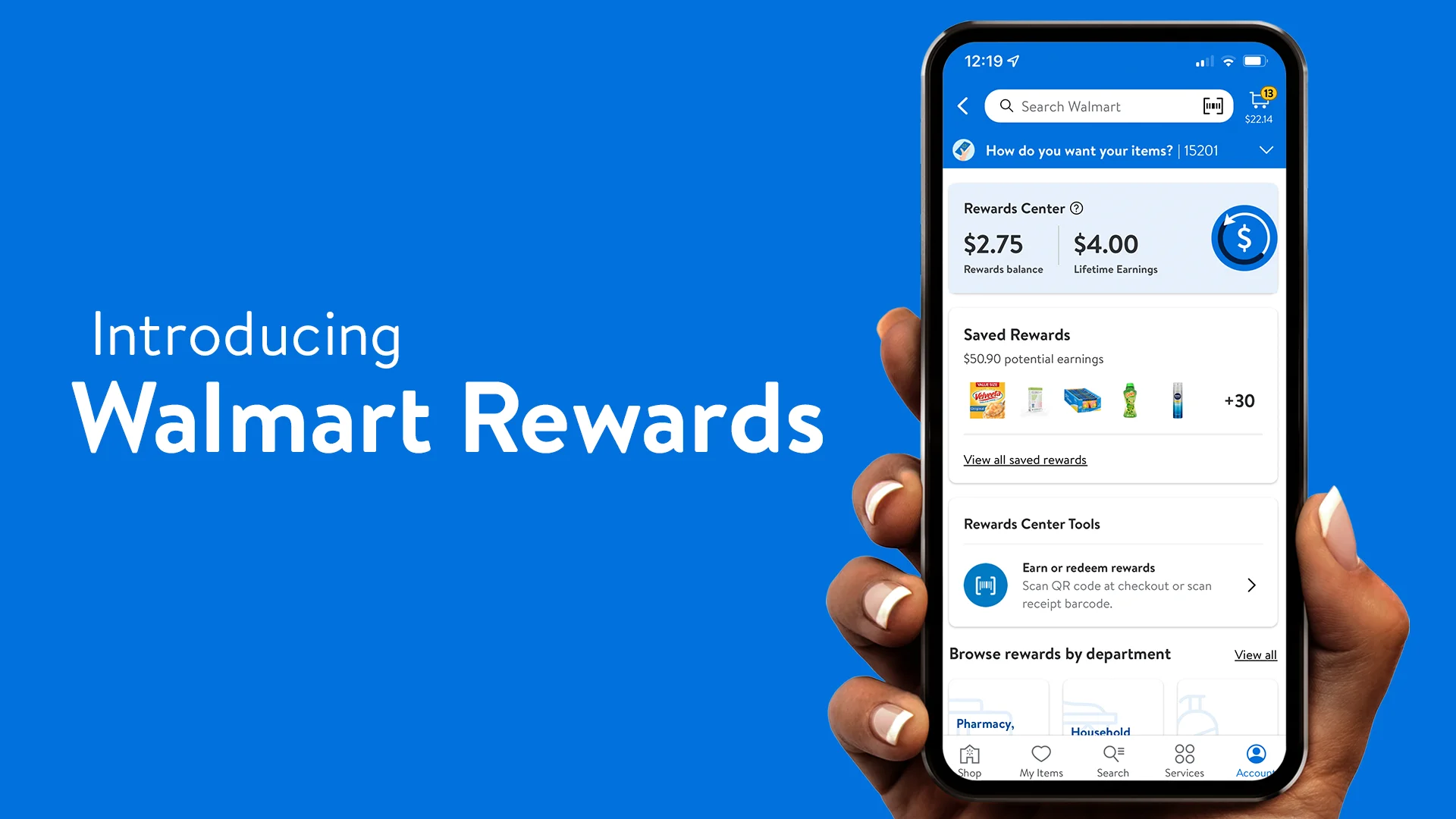 Walmart reward store
