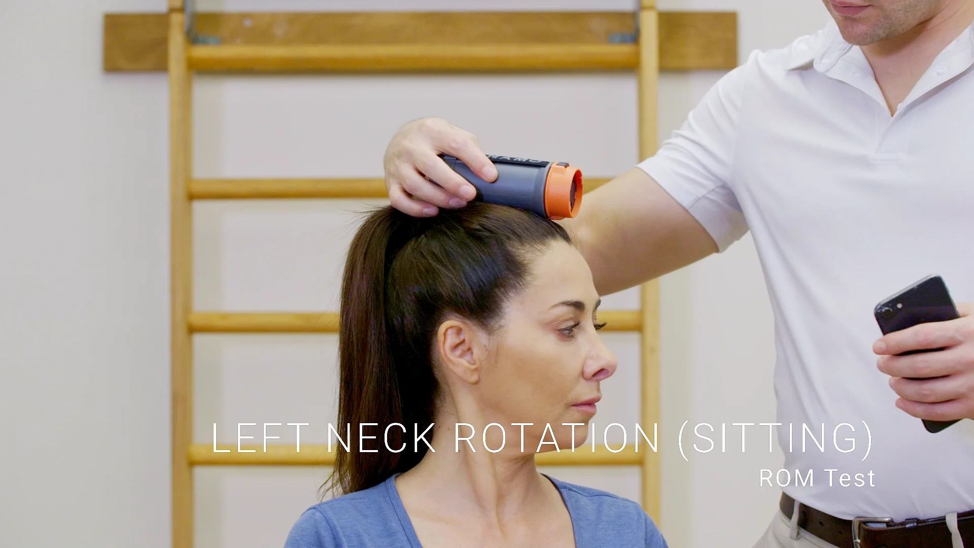 VALD DynaMo Plus Left Neck Rotation (Sitting) ROM Test