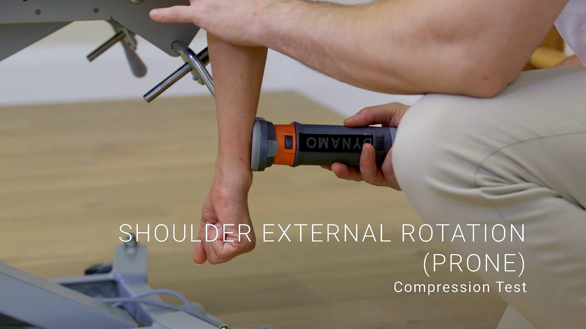 VALD DynaMo Plus Shoulder External Rotation (Prone) Compression Test on ...