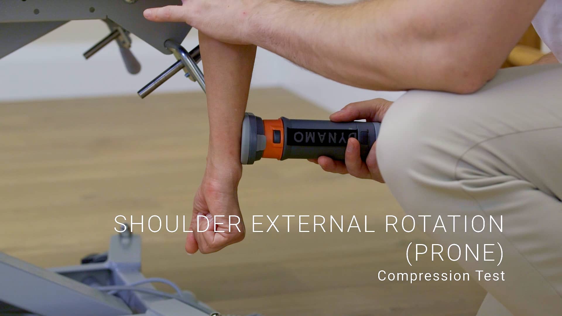 VALD DynaMo Plus Shoulder External Rotation (Prone) Compression Test on ...