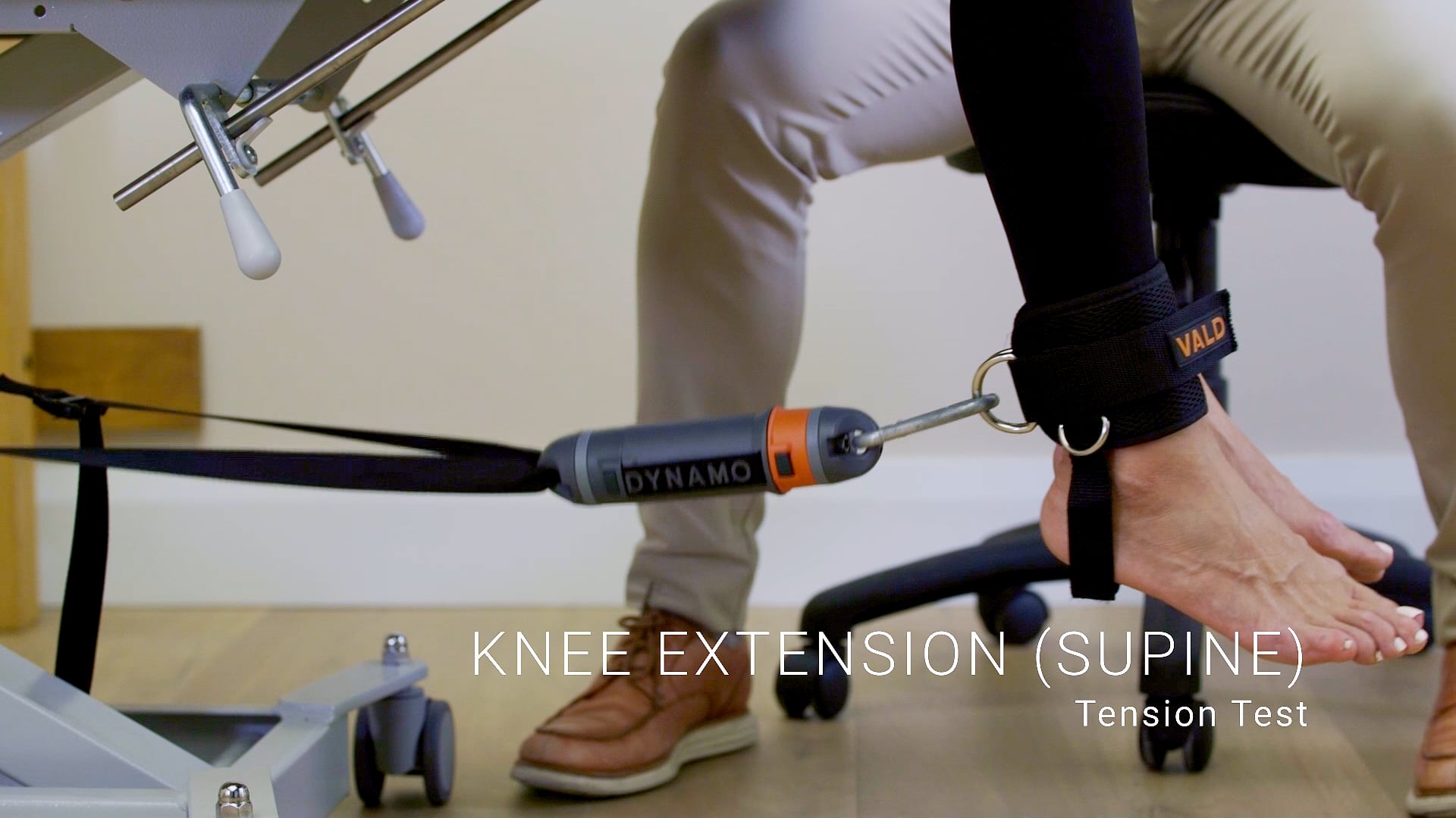 VALD DynaMo Plus Knee Extension (Supine) Tension Test on Vimeo