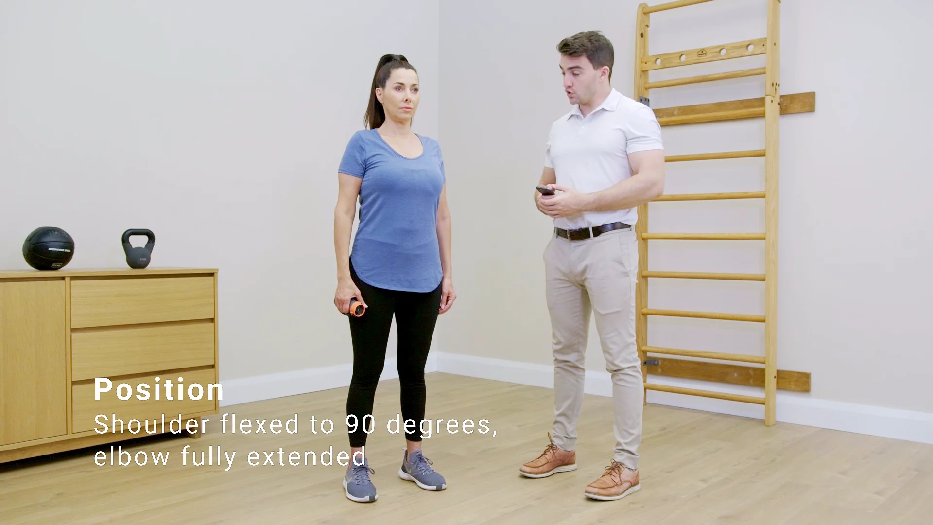 VALD DynaMo Plus Shoulder Horizontal Adduction (Standing) ROM Test