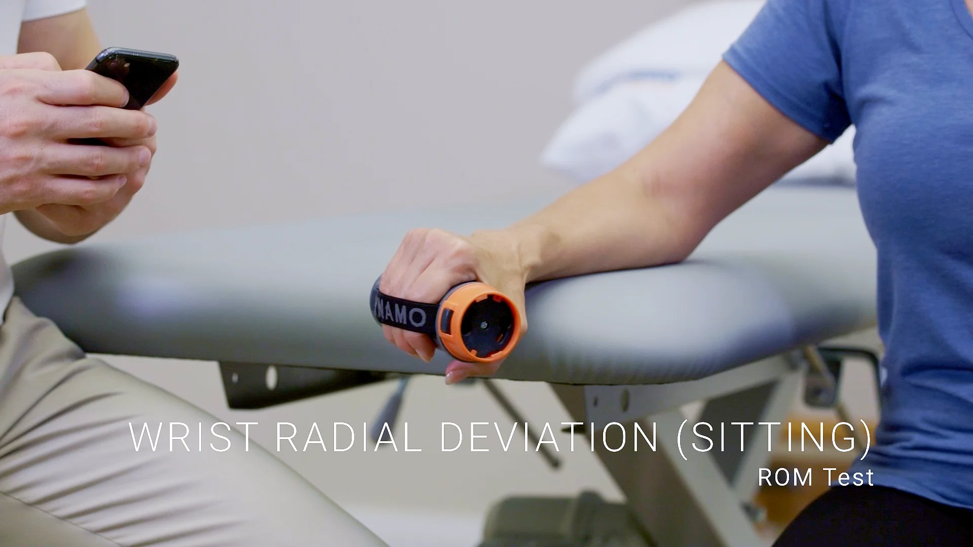 VALD DynaMo Plus Wrist Radial Deviation (Sitting) ROM Test on Vimeo