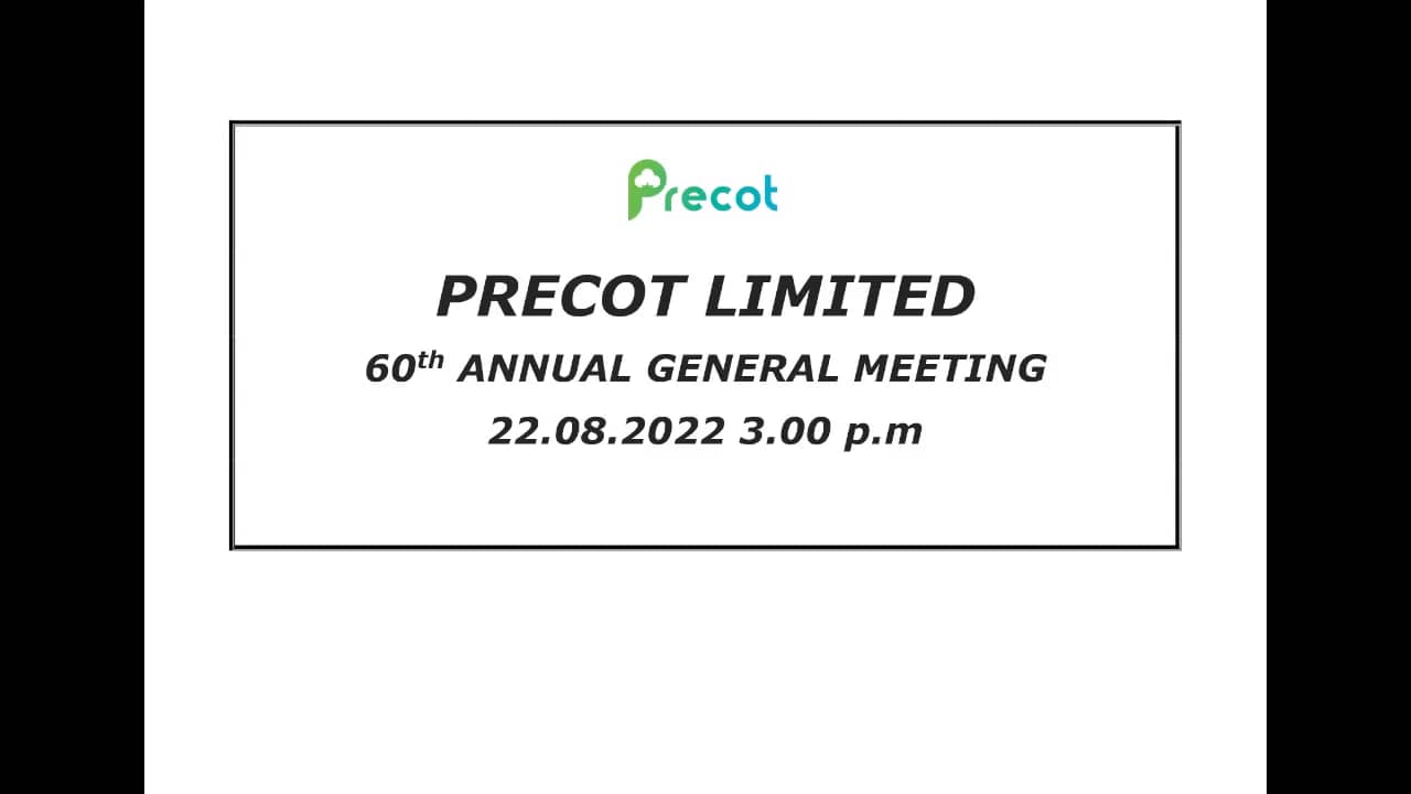 PRECOT 60TH AGM VC.mp4 on Vimeo