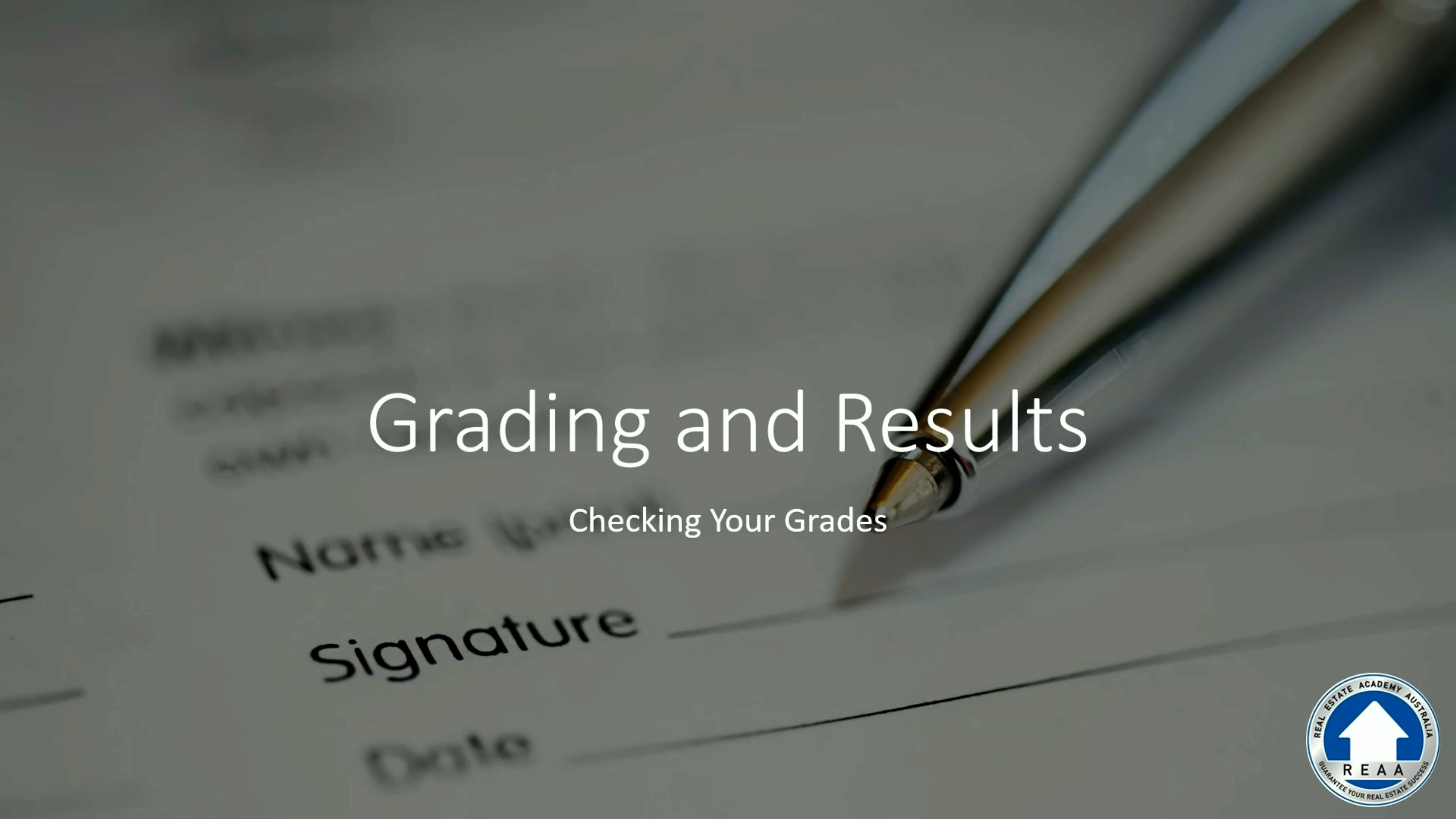 Grading and Results Instructions